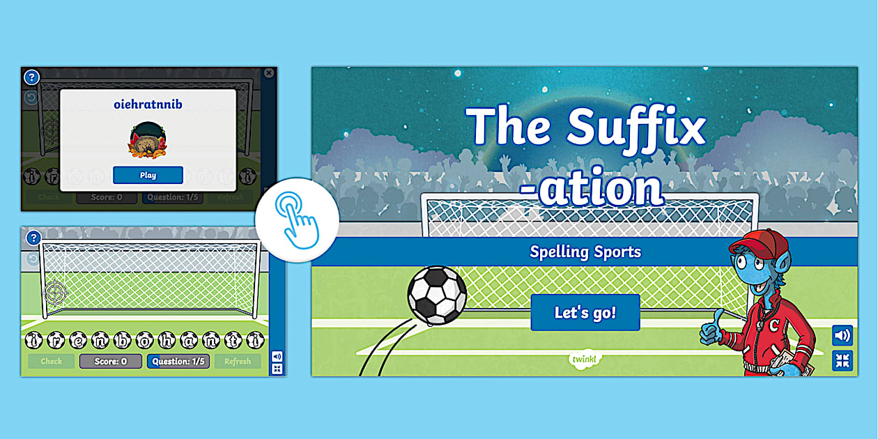 The Suffix -ation KS2 Go! Game (creat de profesori) - Twinkl