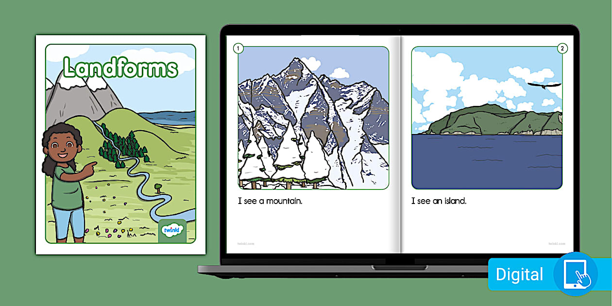 Landforms Early Emergent Reader eBook - Twinkl