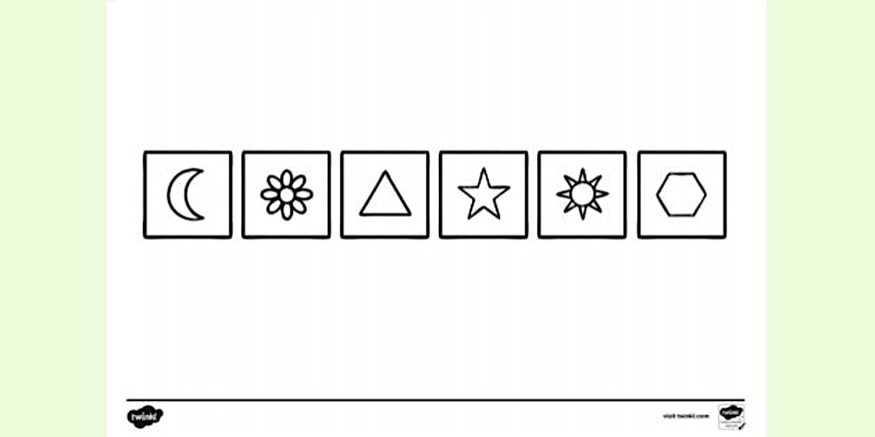 Cube Faces Colouring Sheet (teacher made) - Twinkl