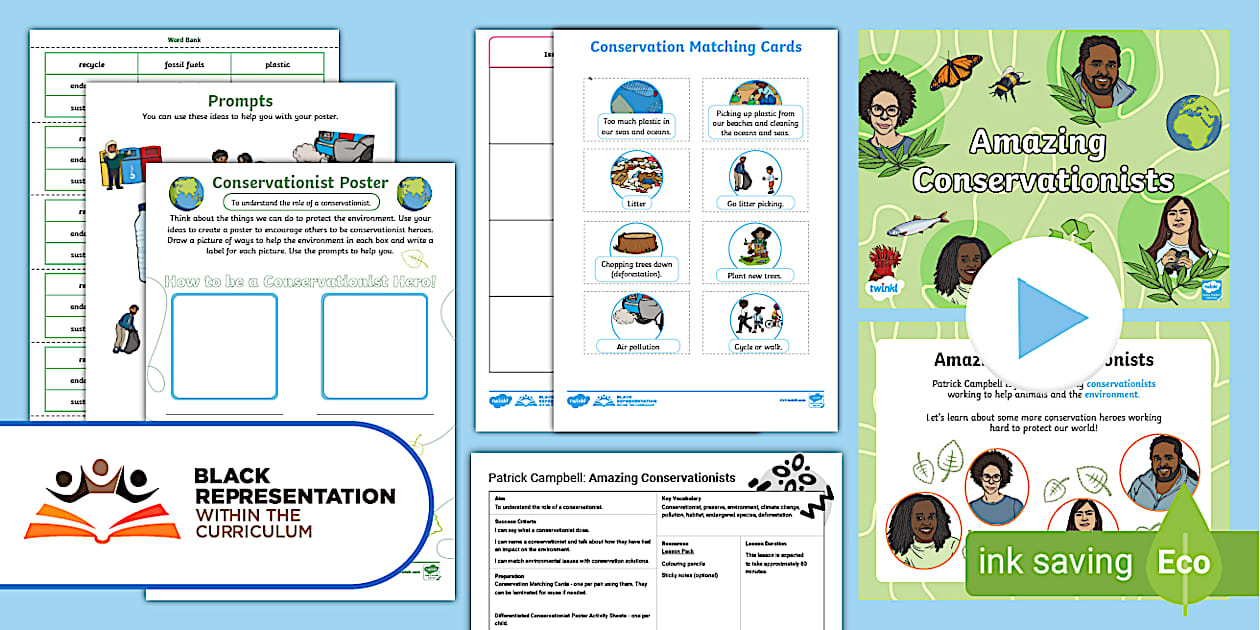 Patrick Campbell KS1: Amazing Conservationists - Twinkl