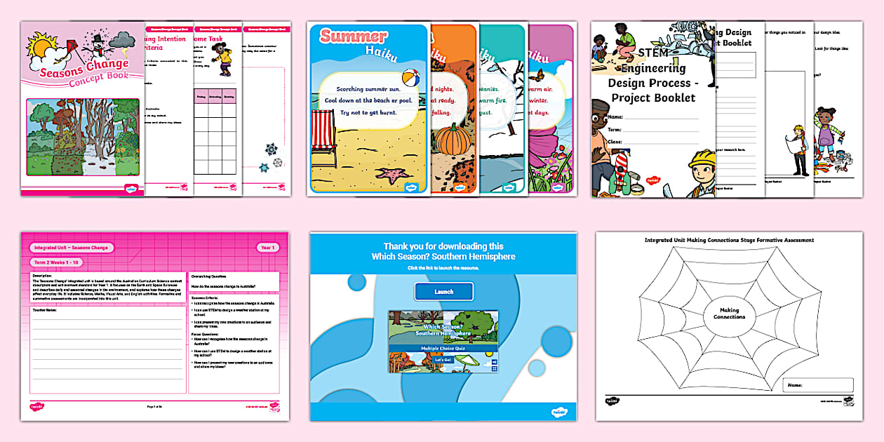 STEM IU Yr 1 Seasons Change Wk 5-6 (teacher made) - Twinkl