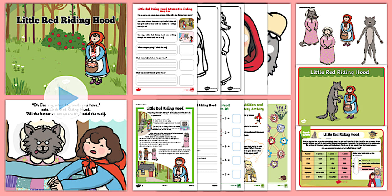 Little Red Riding Hood Activity Pack - Home Learning