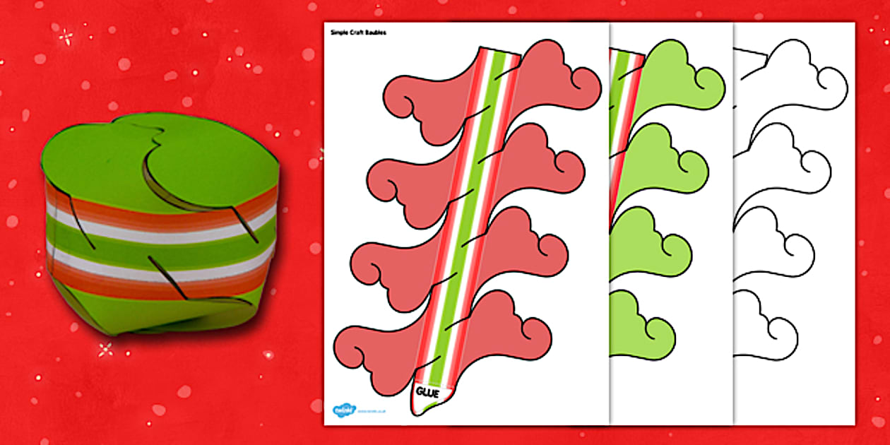 Simple Christmas Craft Baubles - Easy Christmas Crafts