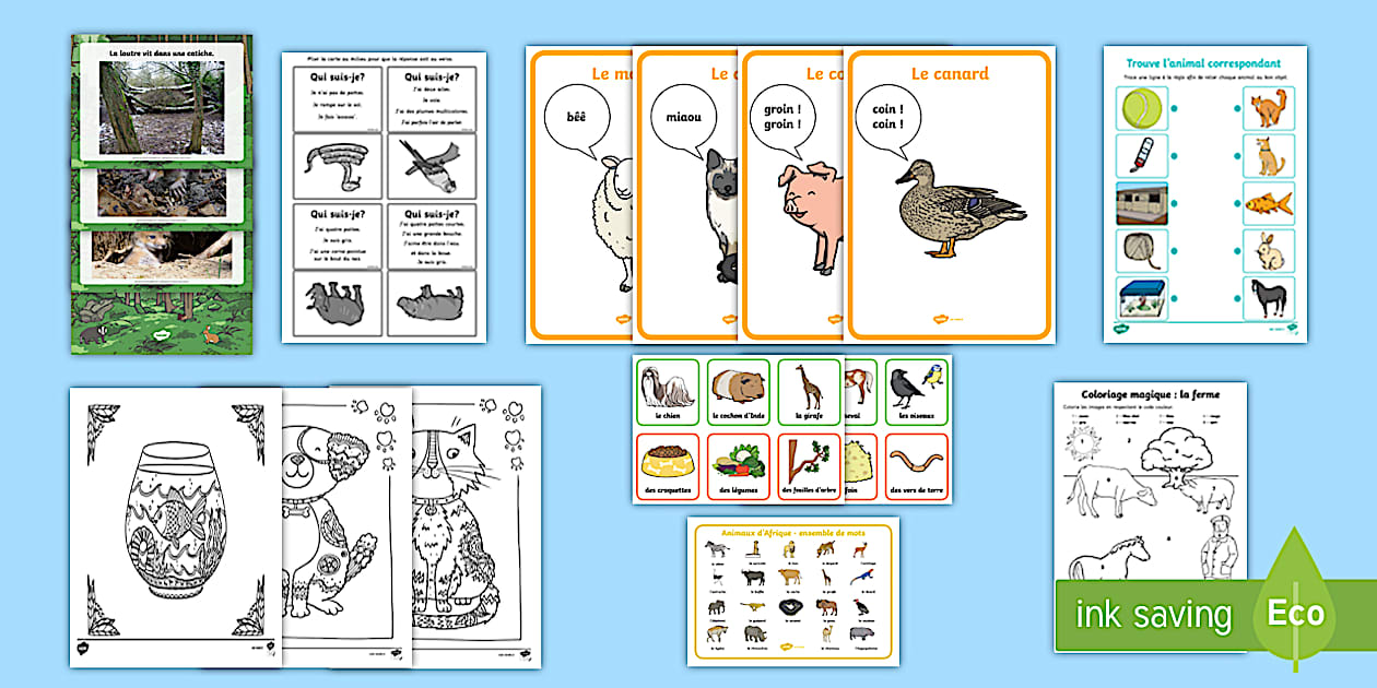 Pack pour la semaine des sciences : Les animaux