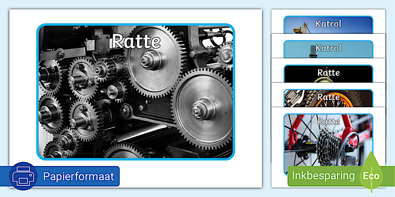 Meganismes in die Alledaagse Lewe Foto's (Teacher-Made)