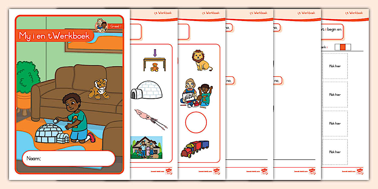 Graad 1 Klanke Werkboek i, t (teacher made) - Twinkl