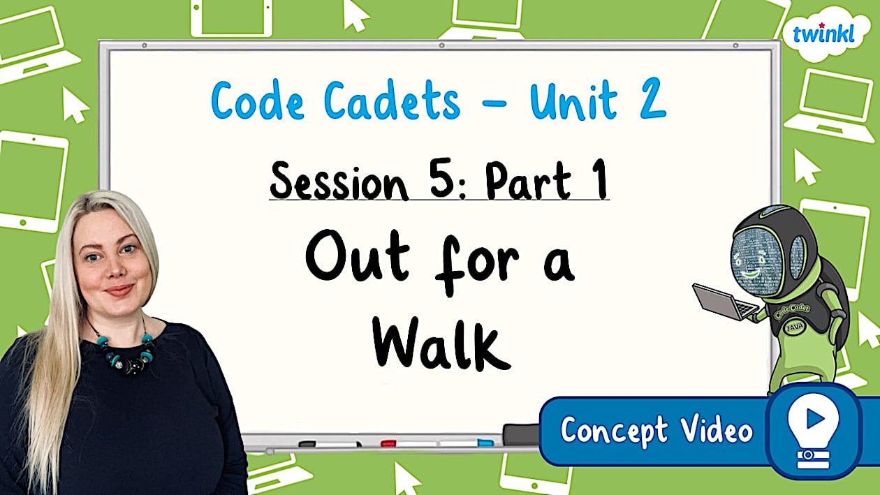Out for a Walk with Scratch KS2 Concept Video Part 1