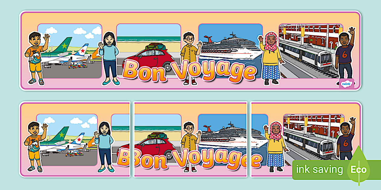 Bon Voyage Display Banner