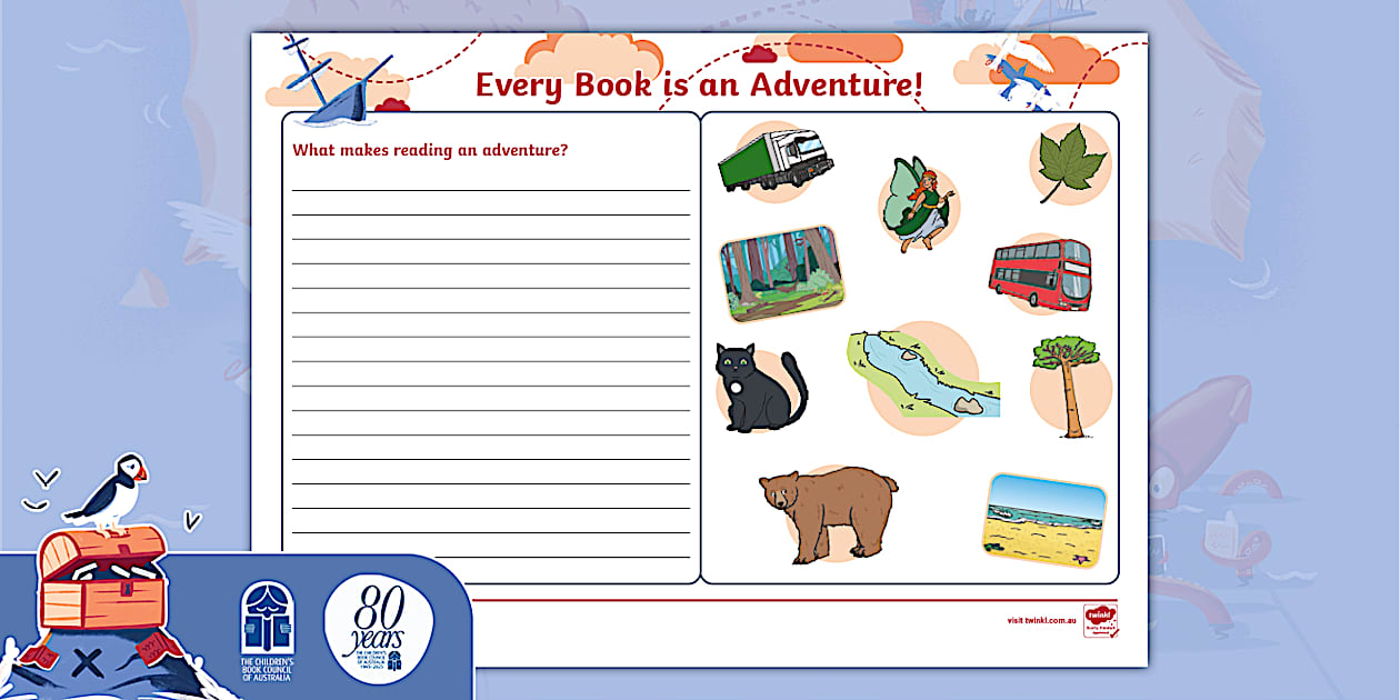 CBCA Book Week 2025 Writing Prompt F-2 Activity - Events