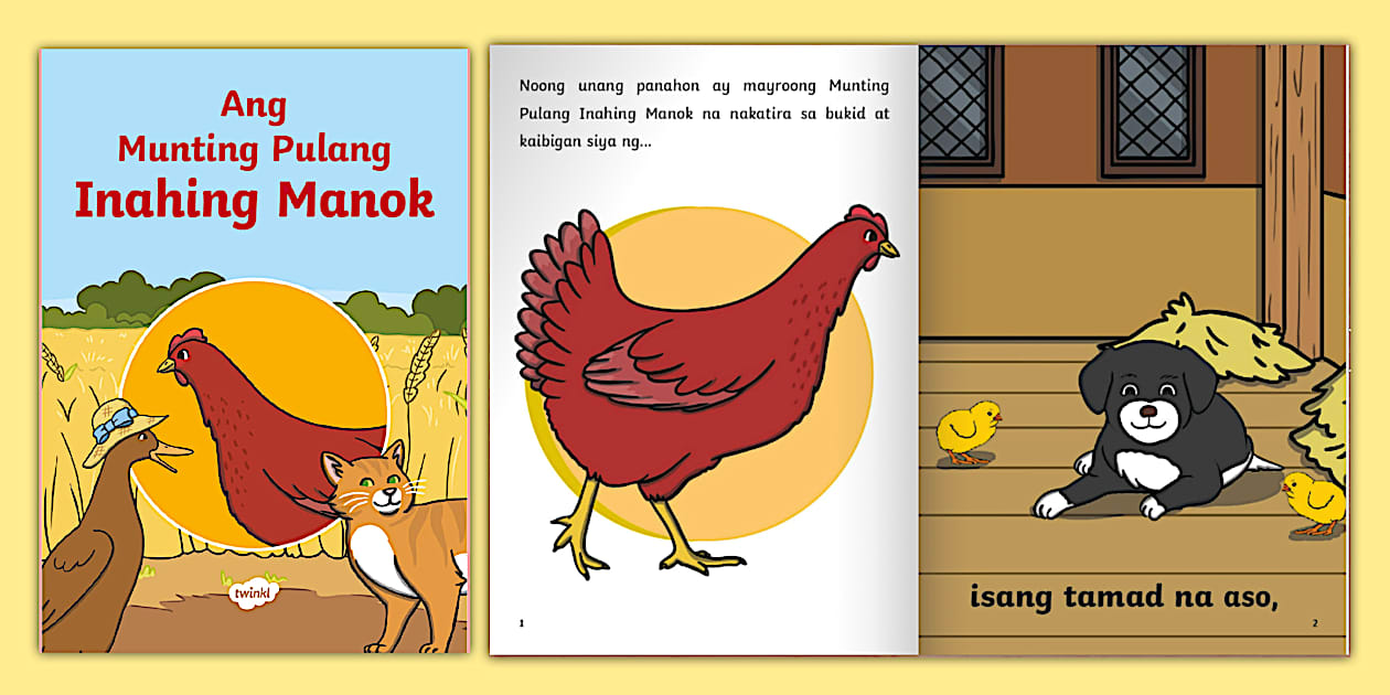 Ang Munting Pulang Inahing Manok e-Book | Grade 1 | Twinkl