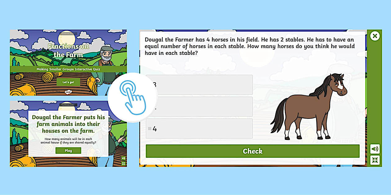 Fractions Multiple Choice Quiz | Twinkl Resources - Twinkl