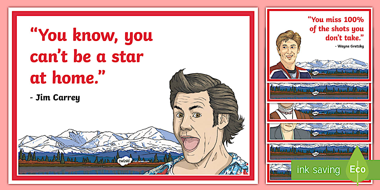 Famous Quotes by Famous Canadians Display Posters - Twinkl