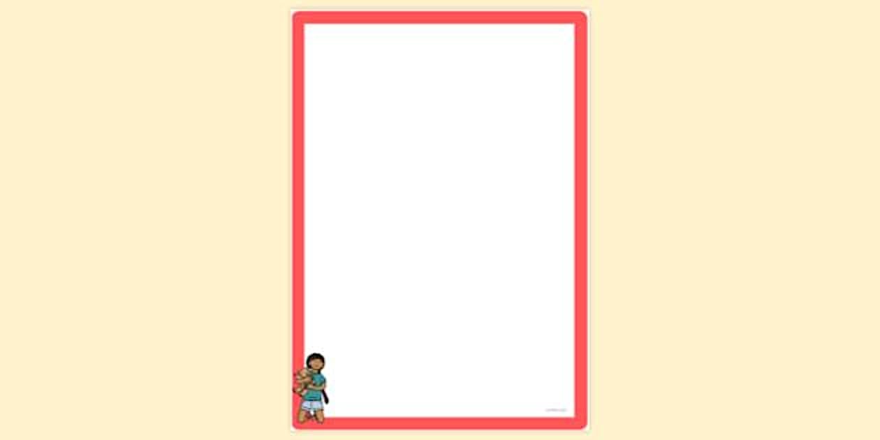 Teddy Found Page Border | Page Borders | Twinkl - Twinkl