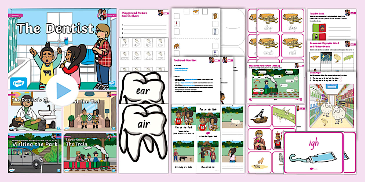 NZ Phonics - Recap Trigraphs Level 3 Week 10 (teacher made)