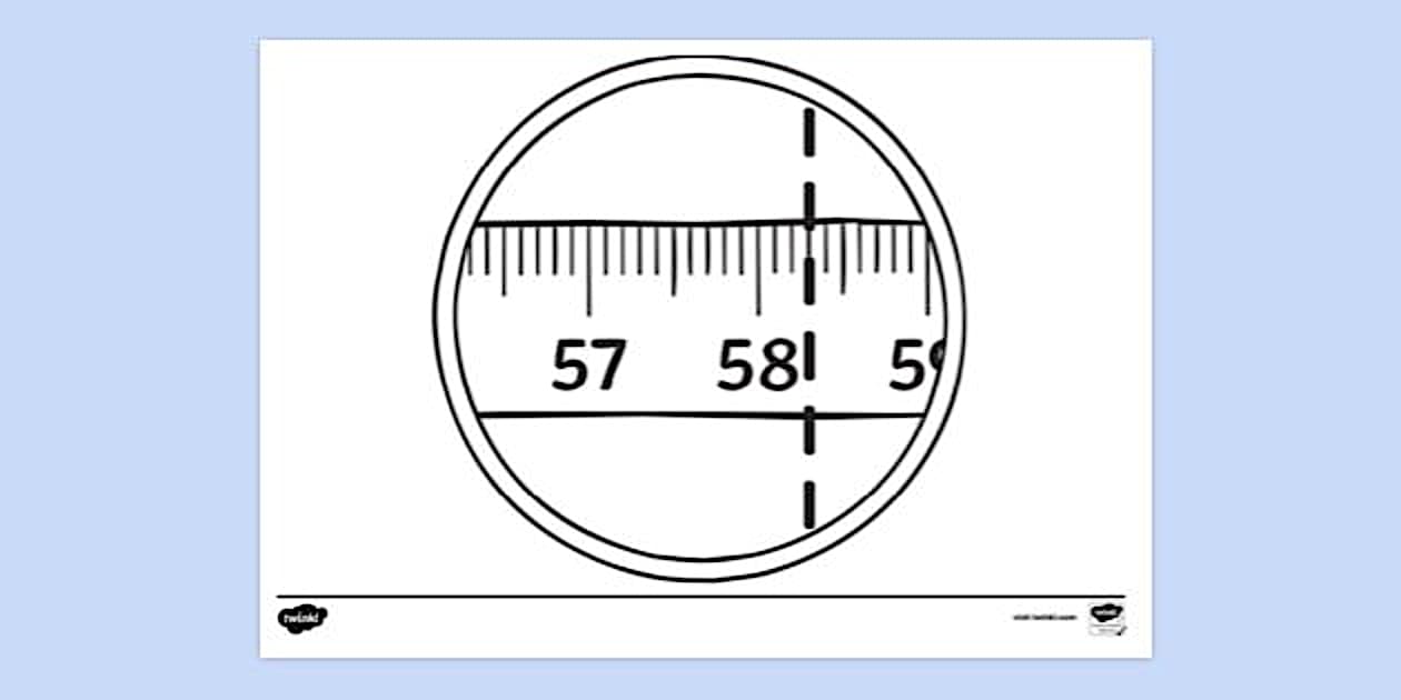 Arm and Tape Measure Close Up Colouring | Colouring Sheets