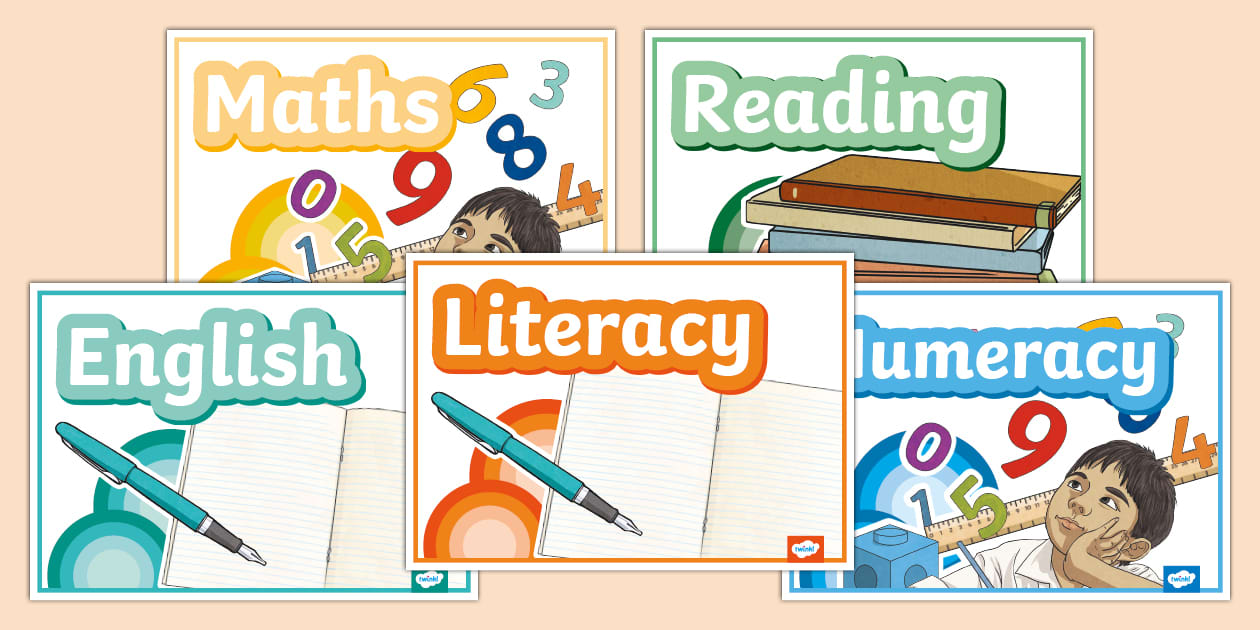 Subject Display Posters - Twinkl - KS2 (Teacher-Made)