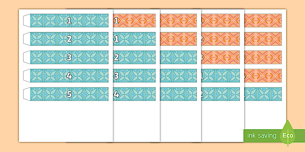 Number Bonds to 5 Maths Activity Paper Chain - Twinkl