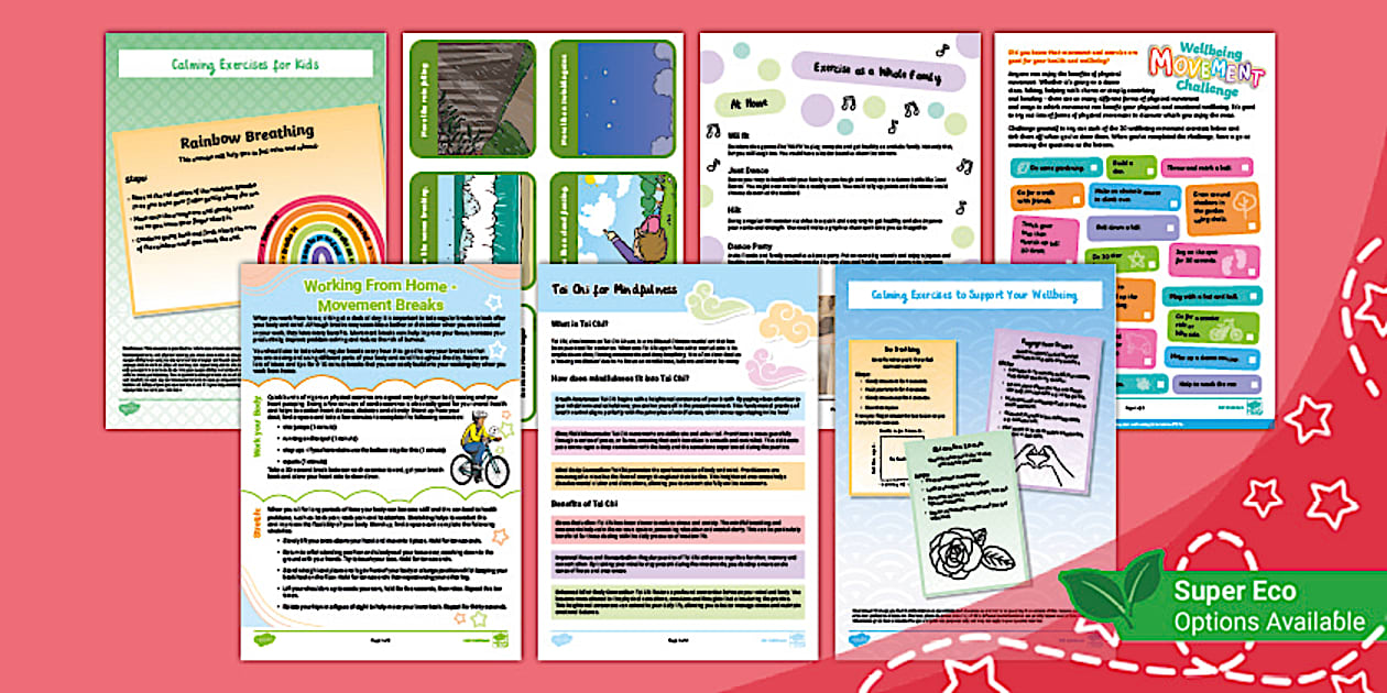 Mindful Movement Activity Pack (teacher made) - Twinkl