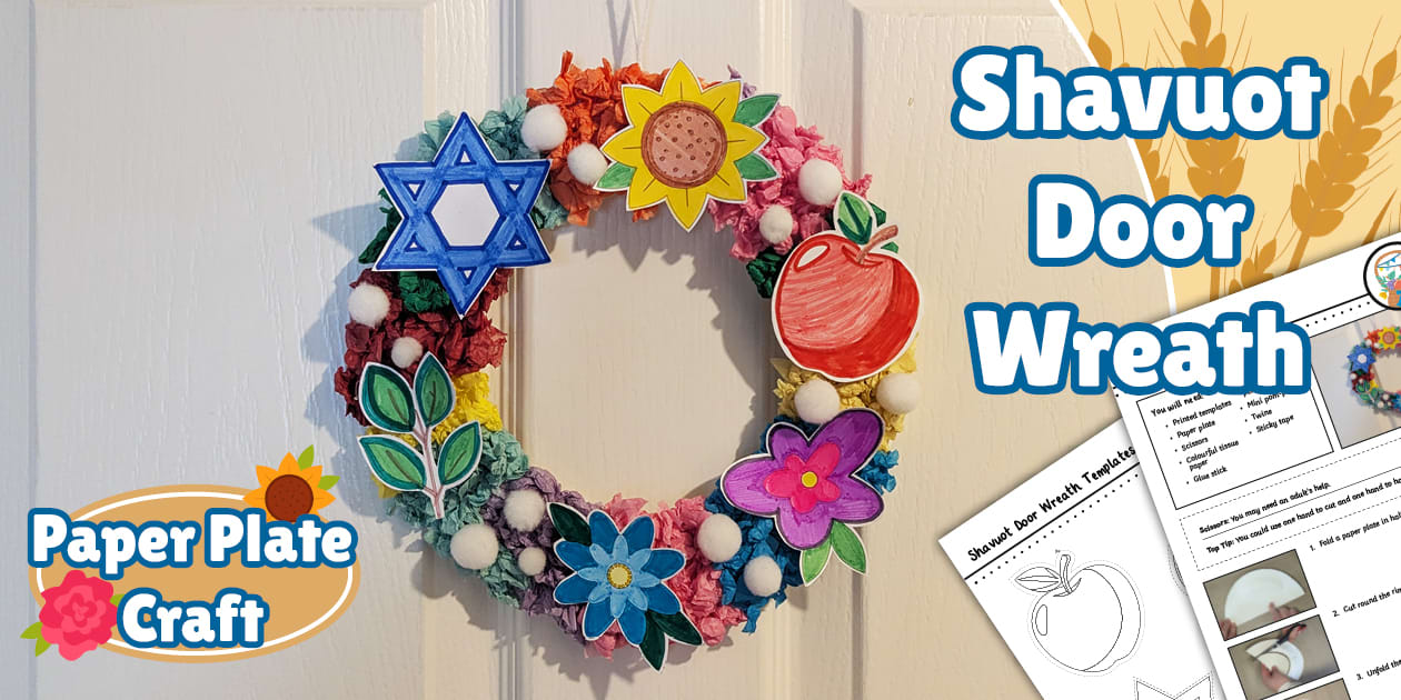 Shavuot Door Wreath Craft