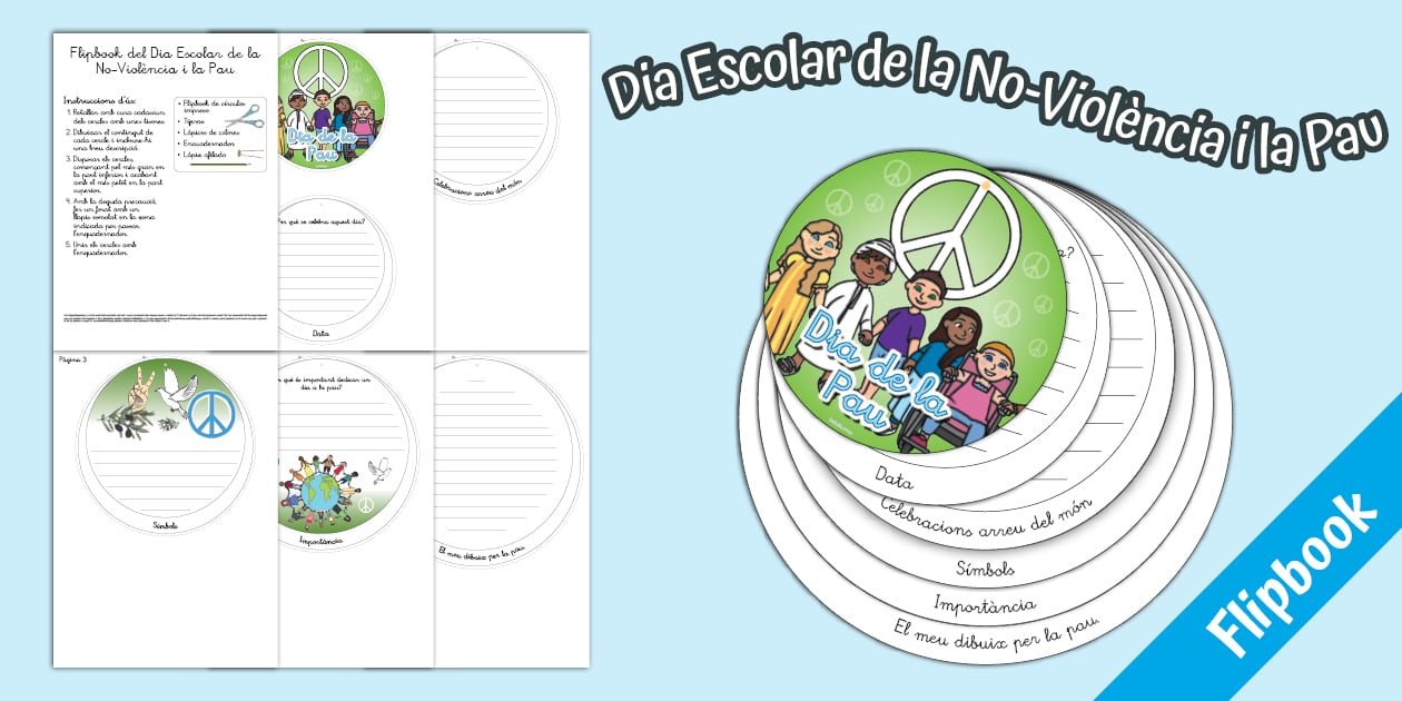 Flipbook: Dia Escolar de la No-Violència i la Pau - Català