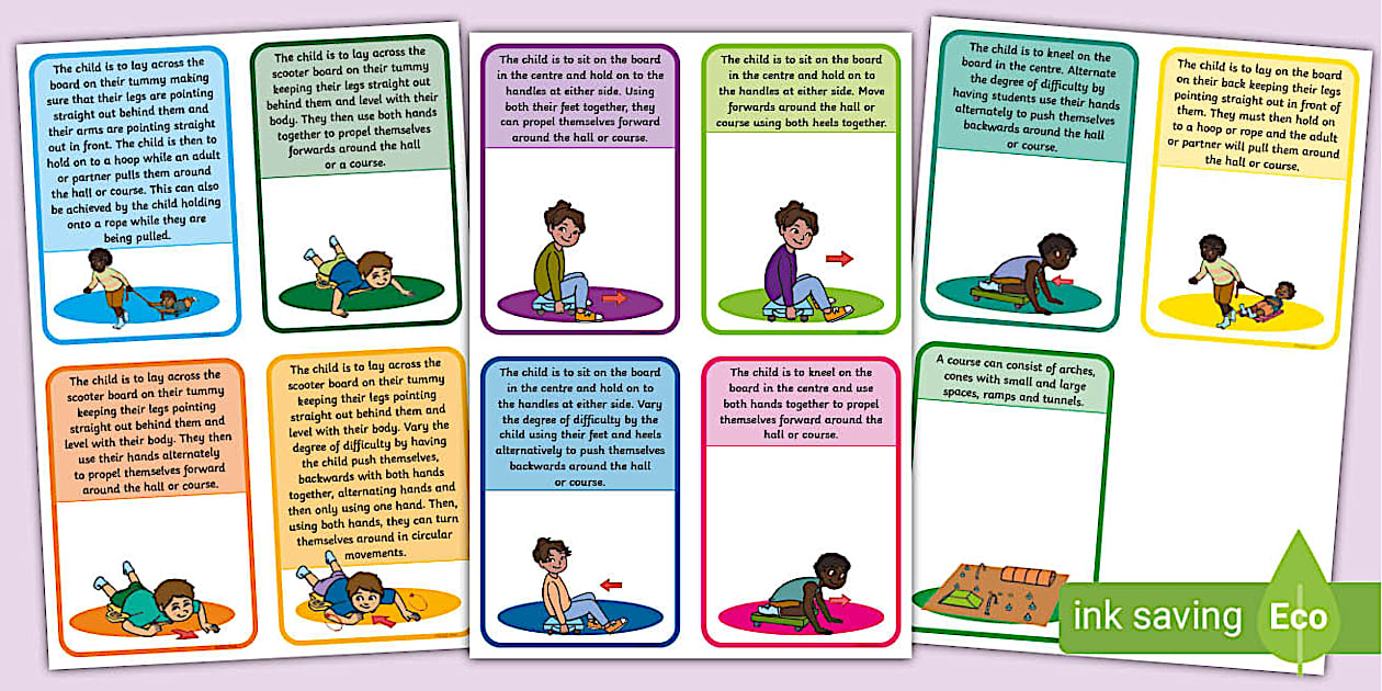 Scooter Board Activity Cards | Twinkl (teacher made)