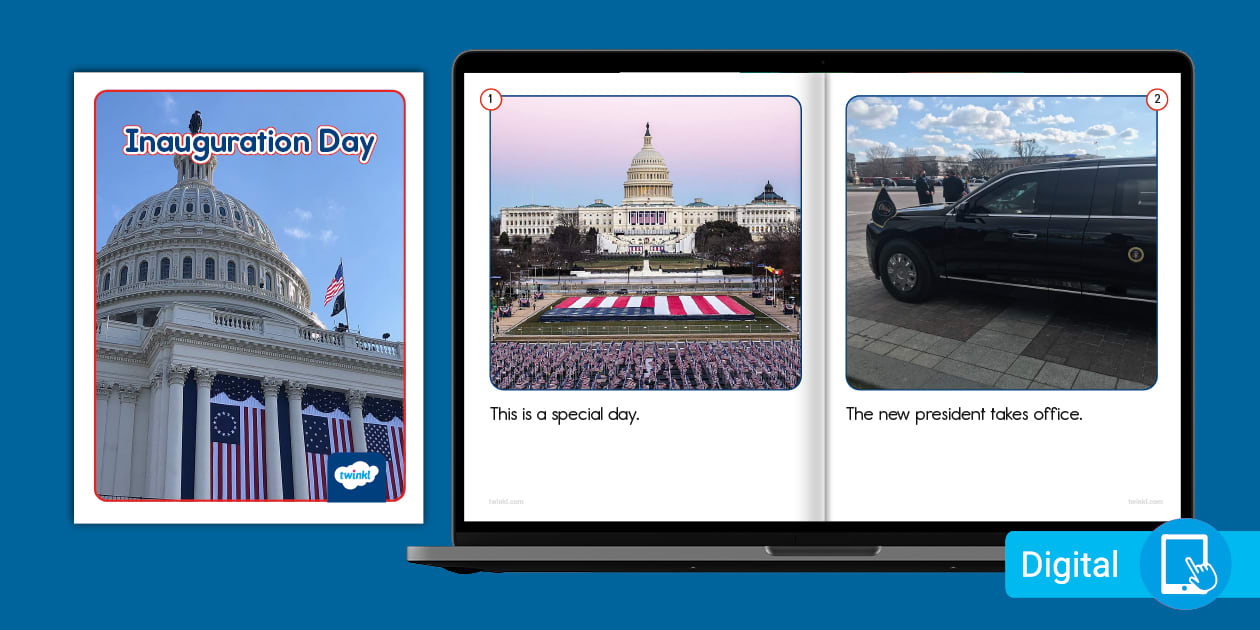 Inauguration Day Emergent Reader eBook (Teacher-Made)