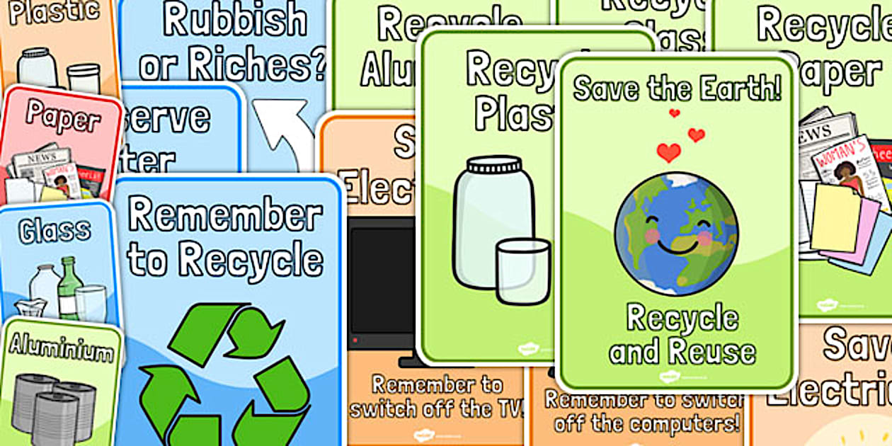 Low Ink Eco Poster Pack (teacher made) - Twinkl