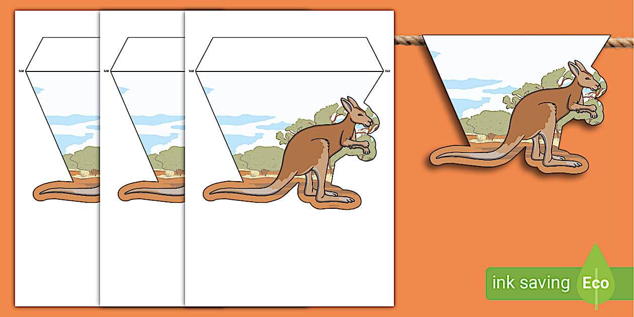 Kangaroo Bunting - Primary Resources (teacher made) - Twinkl