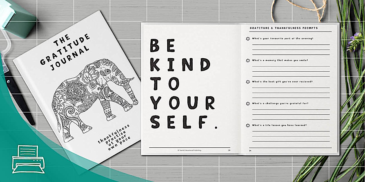 Elephant | The Gratitude Journal | Twinkl Busy Bees - Twinkl