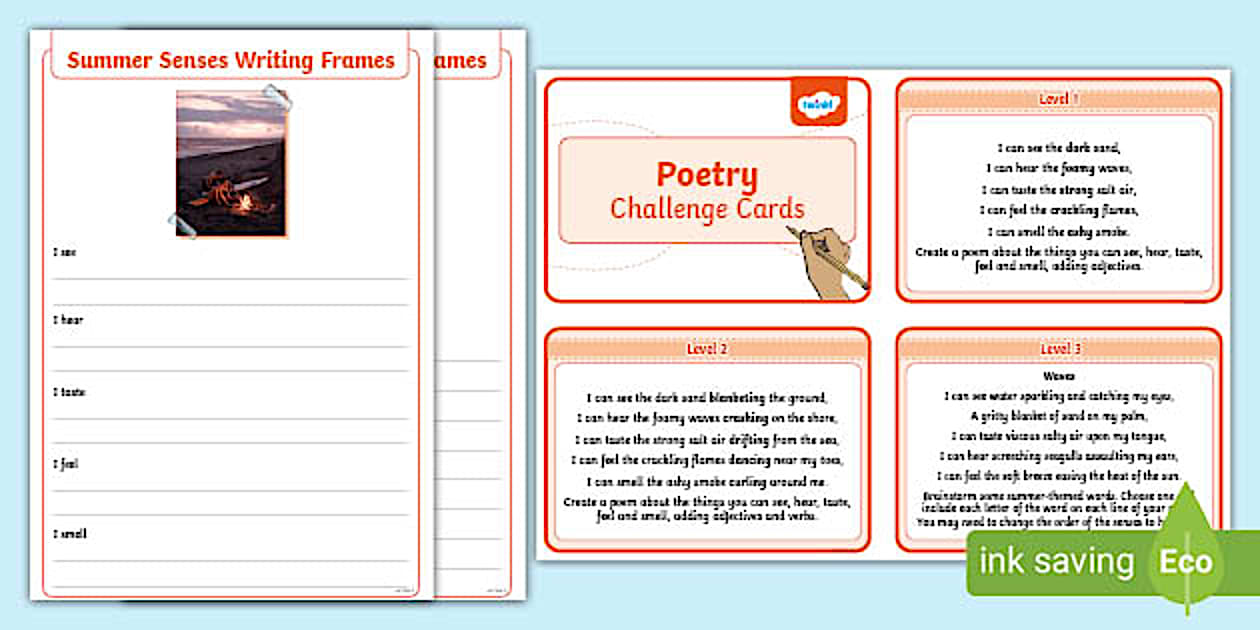 Summer Senses Poem Pack (Years 3-4) (teacher made) - Twinkl