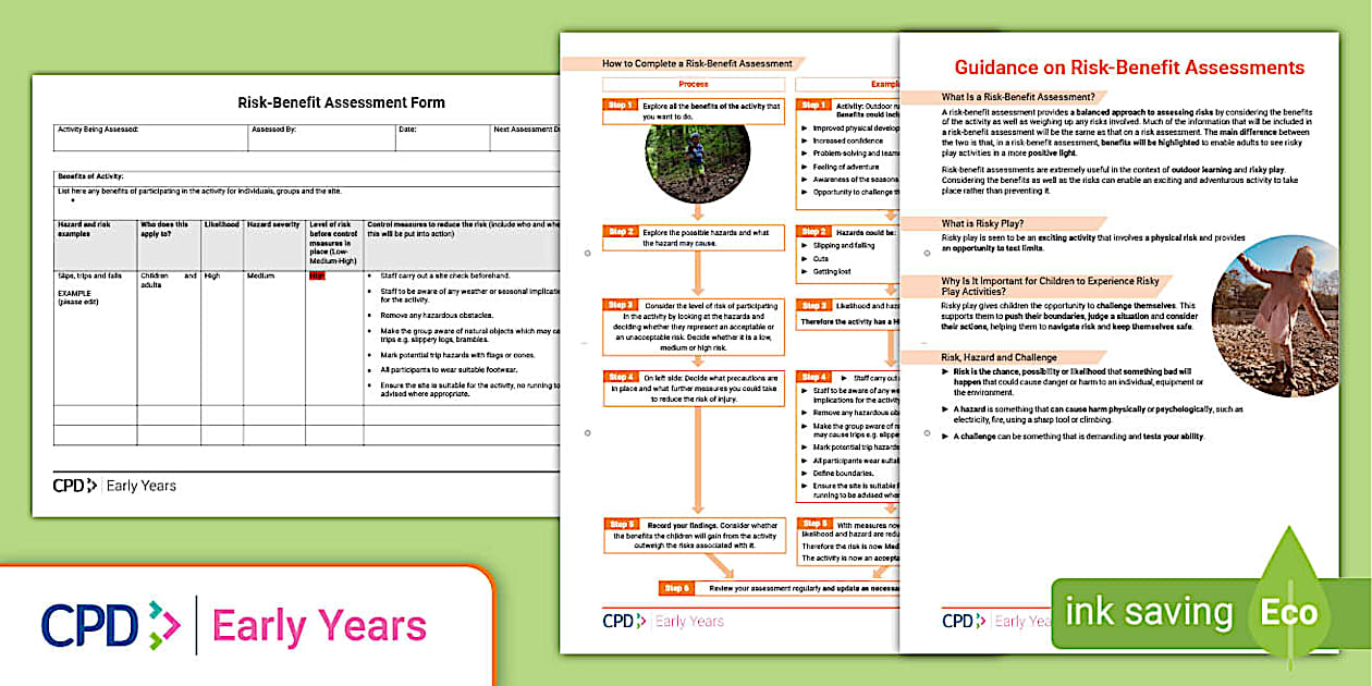 Risk-Benefit Assessment Form | CPD | Twinkl - Twinkl Risk-Benefit Assessment Form | CPD | Twinkl - Twinkl