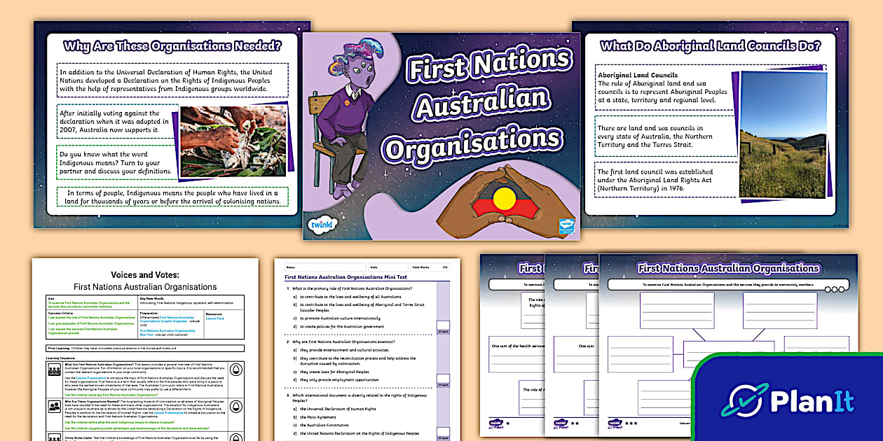 Year 5 HASS Lesson 6 First Nations Australian Organisations