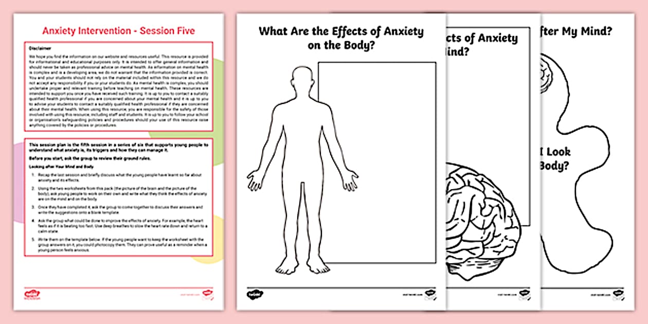 Anxiety Intervention Session Five (teacher made) - Twinkl
