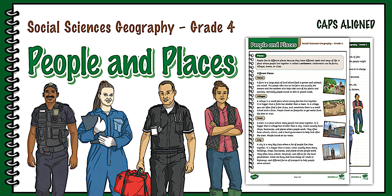 Grade 4 - Social Sciences - Geography - Term 1 - People and Places - Fact File