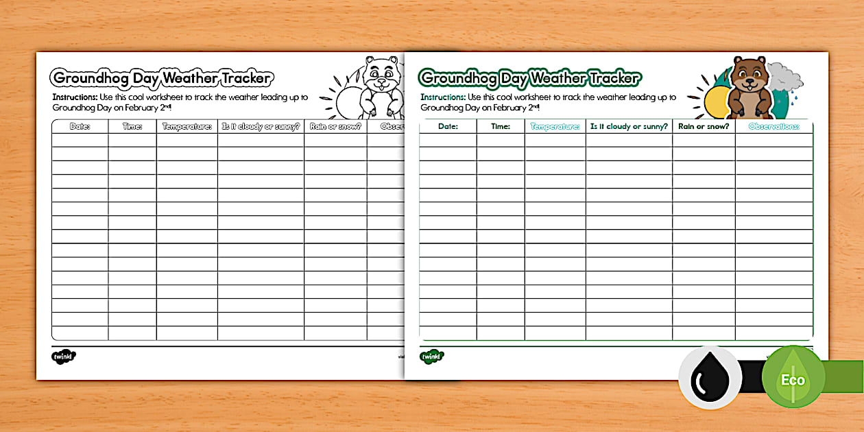 Track the Weather Leading Up to Groundhog Day Primary