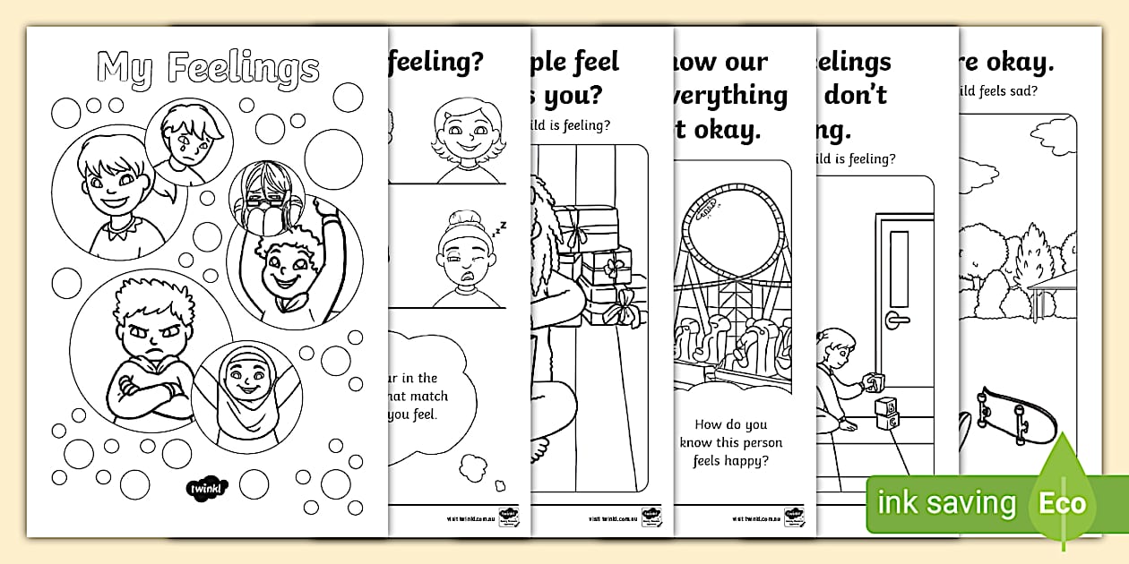 Feelings Activity Booklet | Twinkl Feelings Booklet - Twinkl