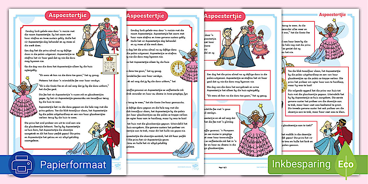 Aspoestertjie Gedifferensieerde Begripslees / Begripstoets