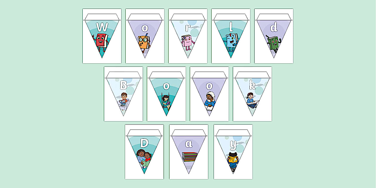 World Book Day Display Bunting
