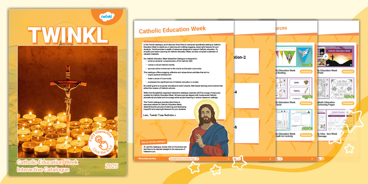 Catholic Education Week Interactive Catalogue - Twinkl