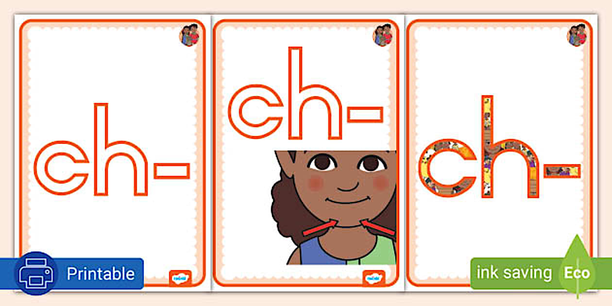 Grade 1 Phonics: ch- Sound Posters