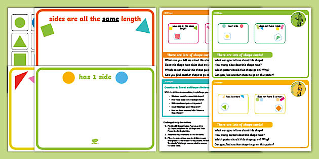 👉 2D Shape Chilli Challenges: Sorting Shapes - Twinkl