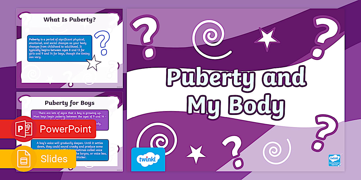Puberty and My Body PowerPoint & Google Slides for 6th-8th Grade