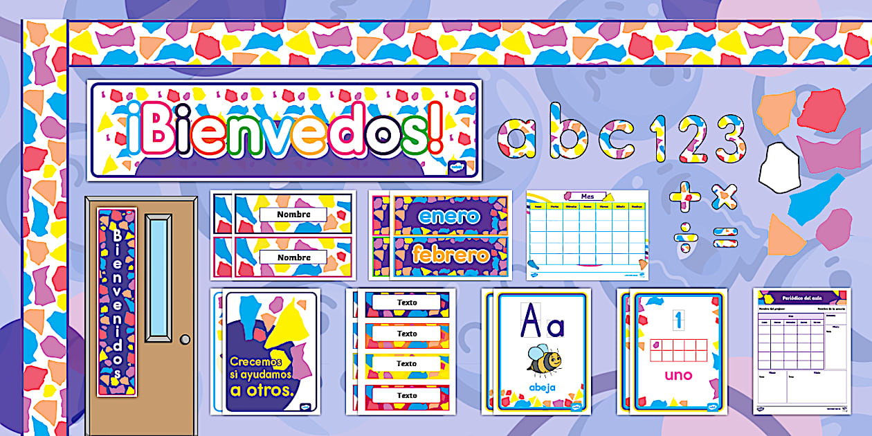 Regreso a clases - paquete de decoración - Twinkl