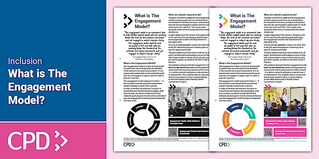 What is The Engagement Model? Inclusion CPD (teacher made)