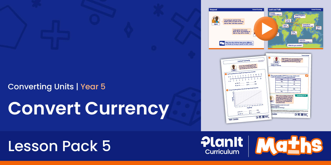 👉 Year 5 Convert Currency Teaching Pack