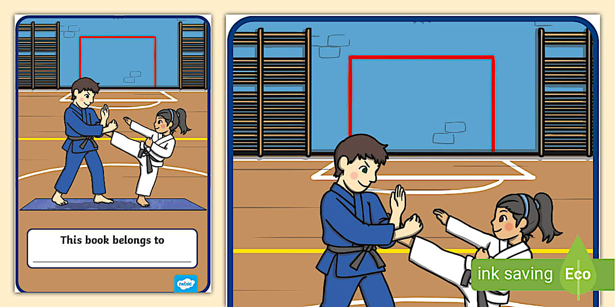 Jujitsu Themed Book Cover | Jujitsu | Japanese Martial Arts