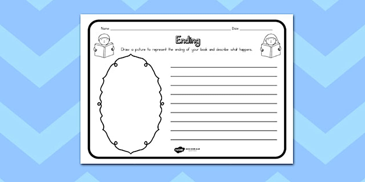 Editable Ending Comprehension Worksheet (professor feito)
