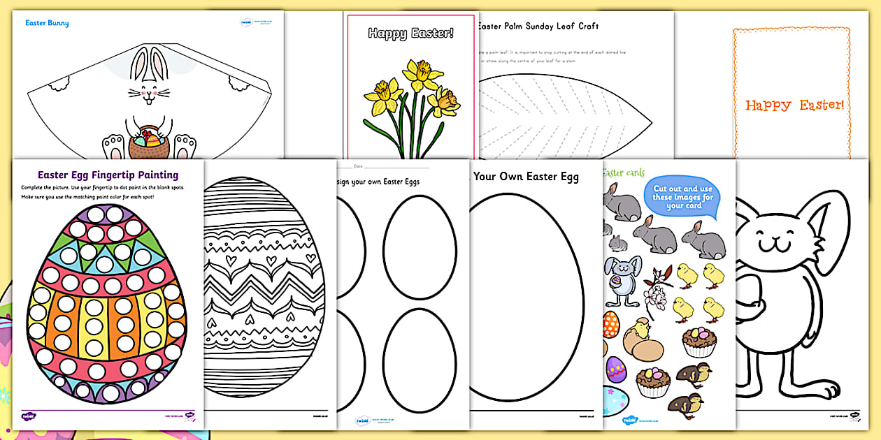 Easter Crafts for Kids | Activity Pack | Primary