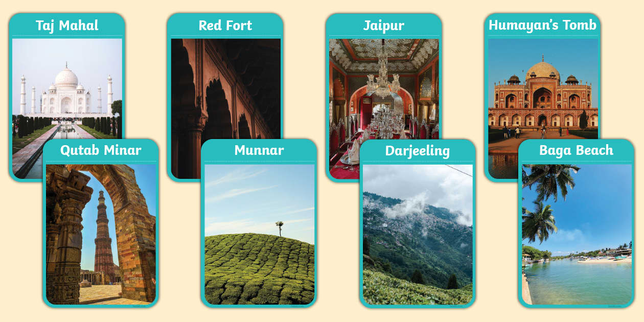 Places to Visit Photo Flashcards - Twinkl