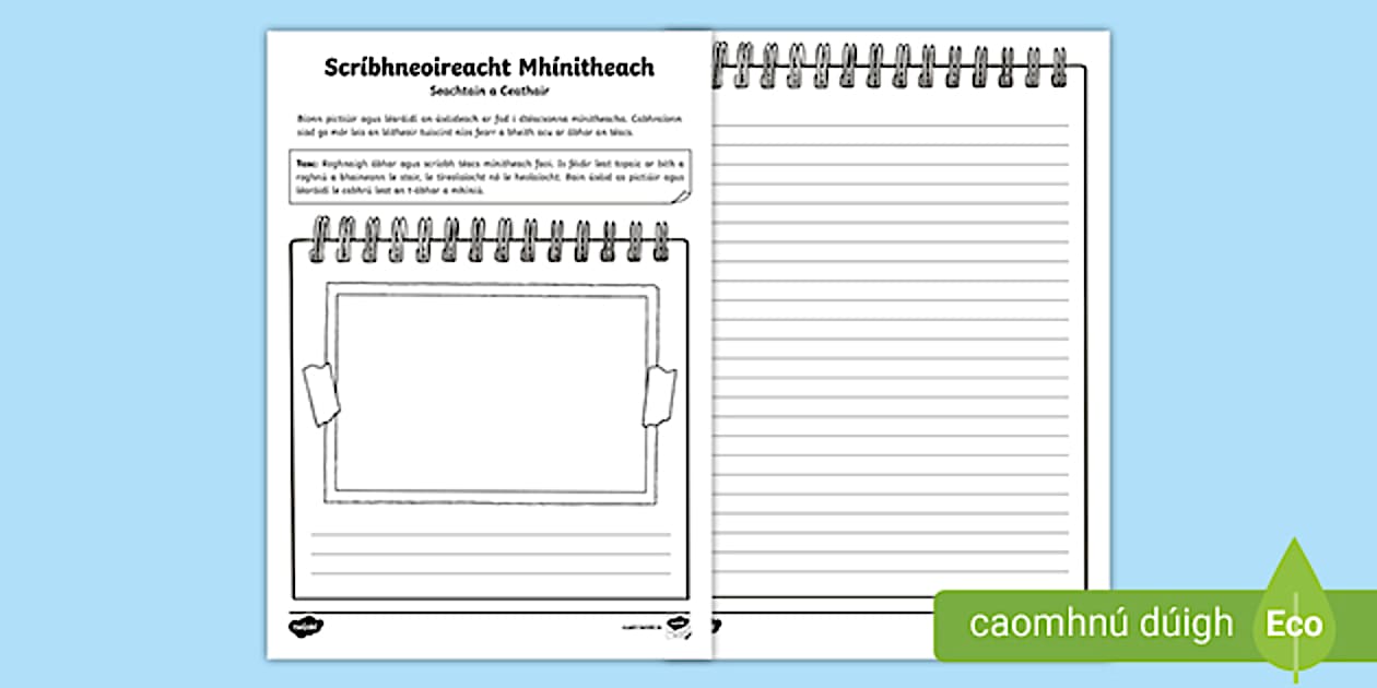 Explanation Writing Week Four Homework - Worksheet Gaeilge